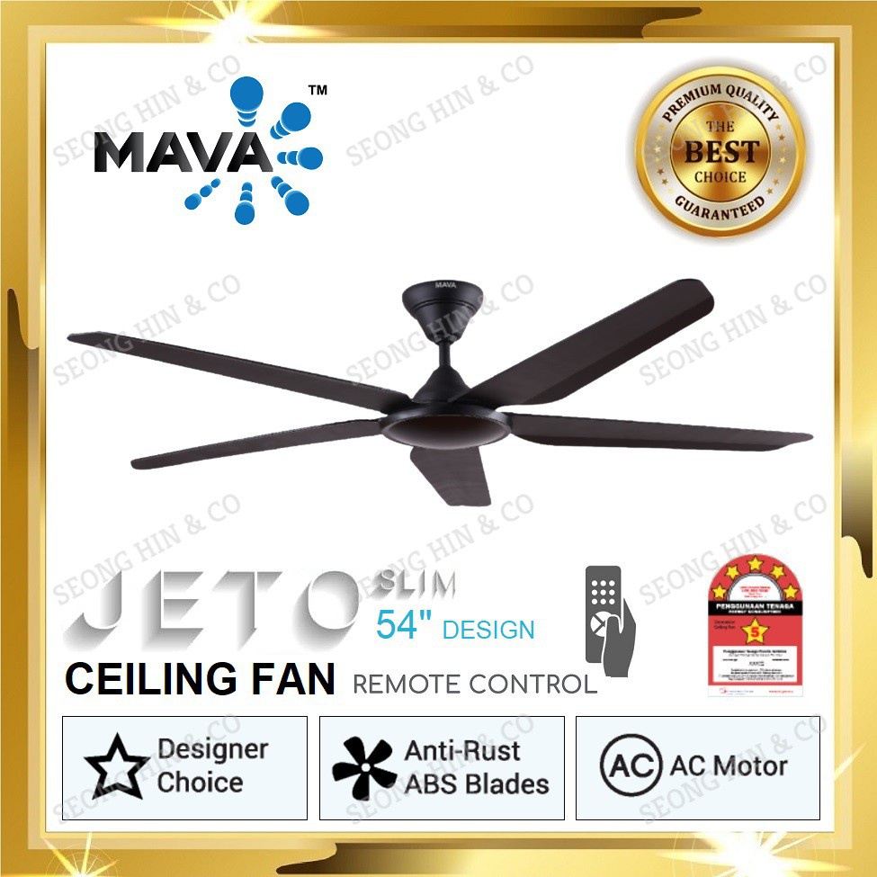REMOTE CEILING FAN OFFER !! MAVA DC JETO 54'' CEILING FAN NEW DESIGN ...