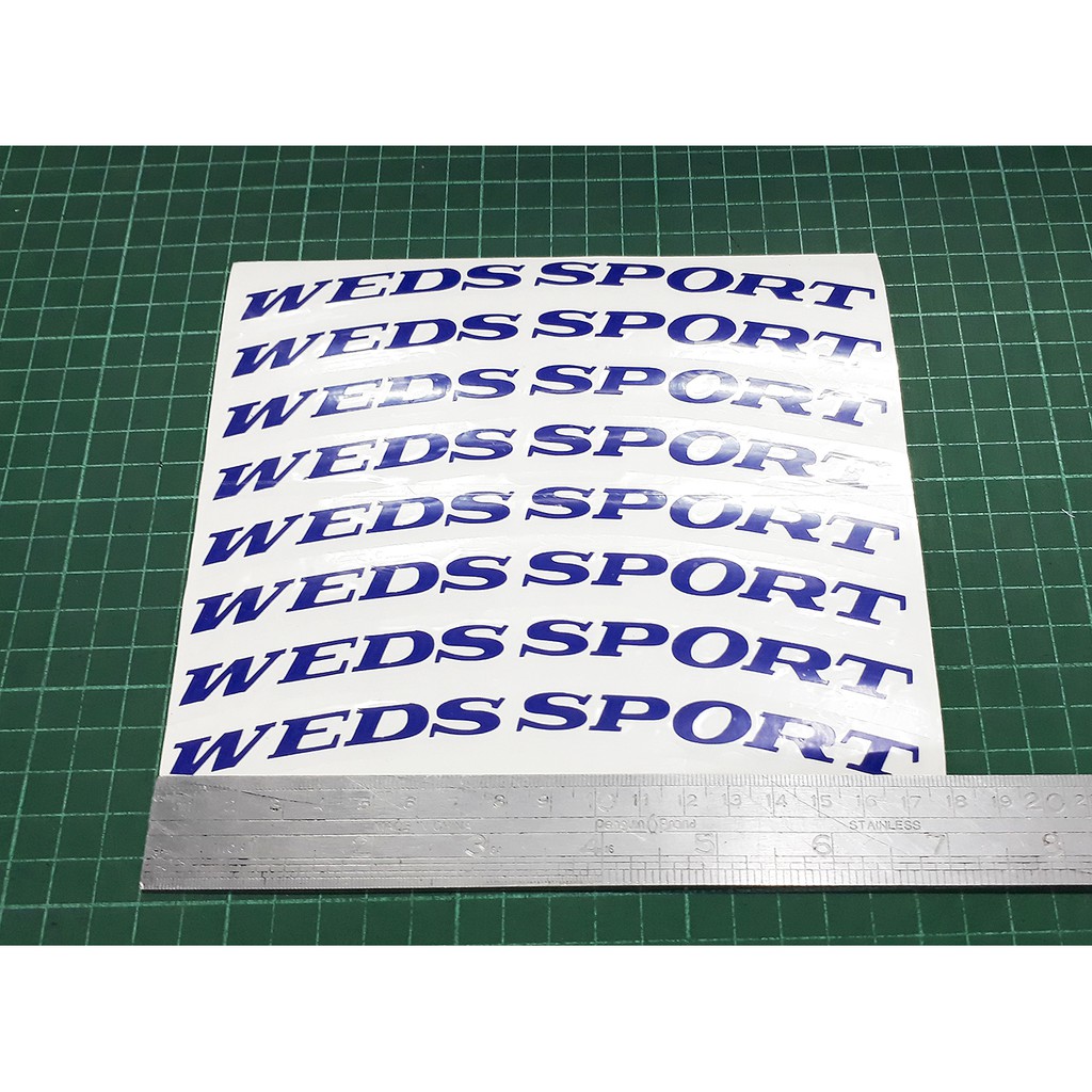 WEDS Sport TC05 rim sticker (Oracal made in Germany) | Shopee Malaysia
