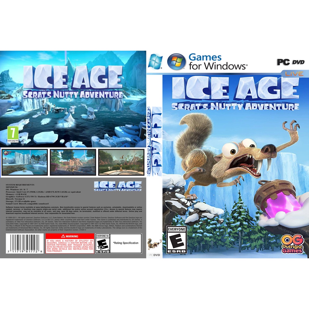 Ice Age Scrat's Nutty Adventure PC GAME [Offline INSTALLATION] | Shopee ...