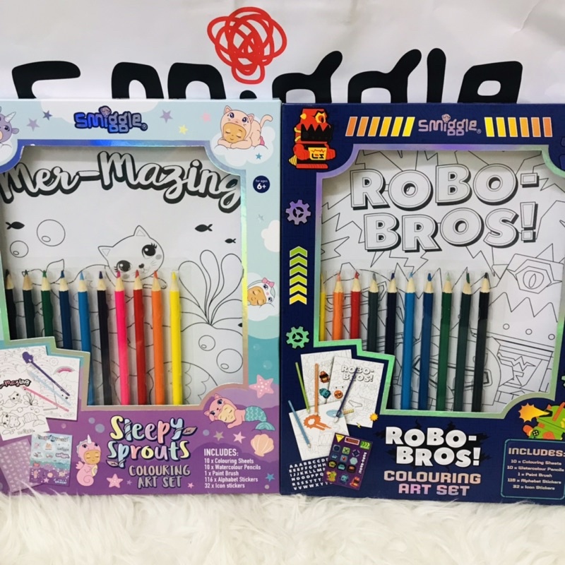 💯Authentic💥Smiggle💥Colouring Art Set Activity Book | Shopee Malaysia