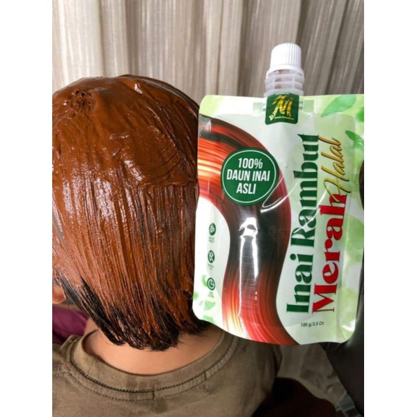 🔥halal🔥 Inai Rambut Merah Rambut Merah Halal Henna Hair Pewarna Rambut Merah Inai Asli