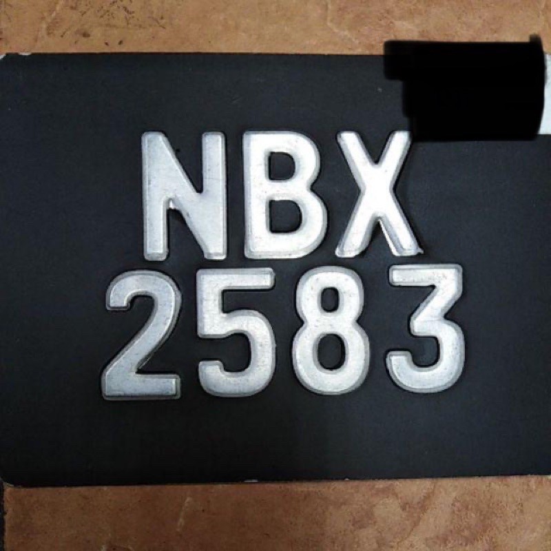 Nombor Plate Besi Ketuk Number | Shopee Malaysia