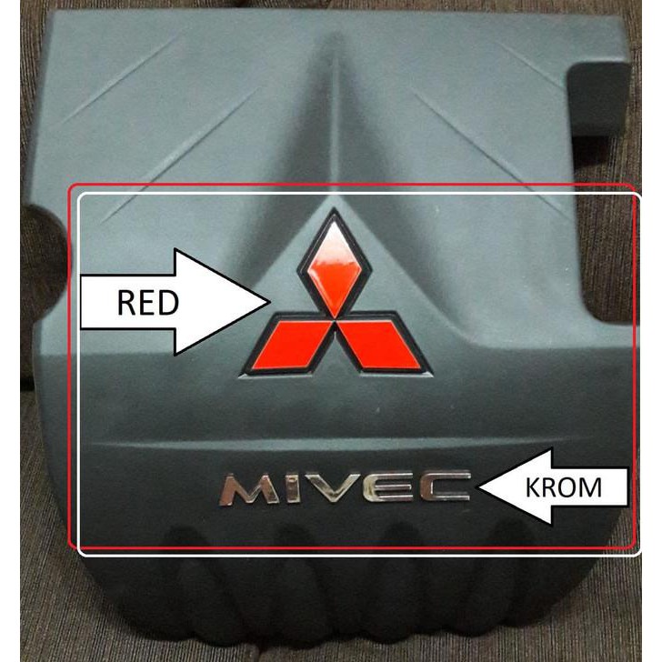 Fun) Engine Cover Emblem Sticker Engine Cover Xpander Oracle Crome ...