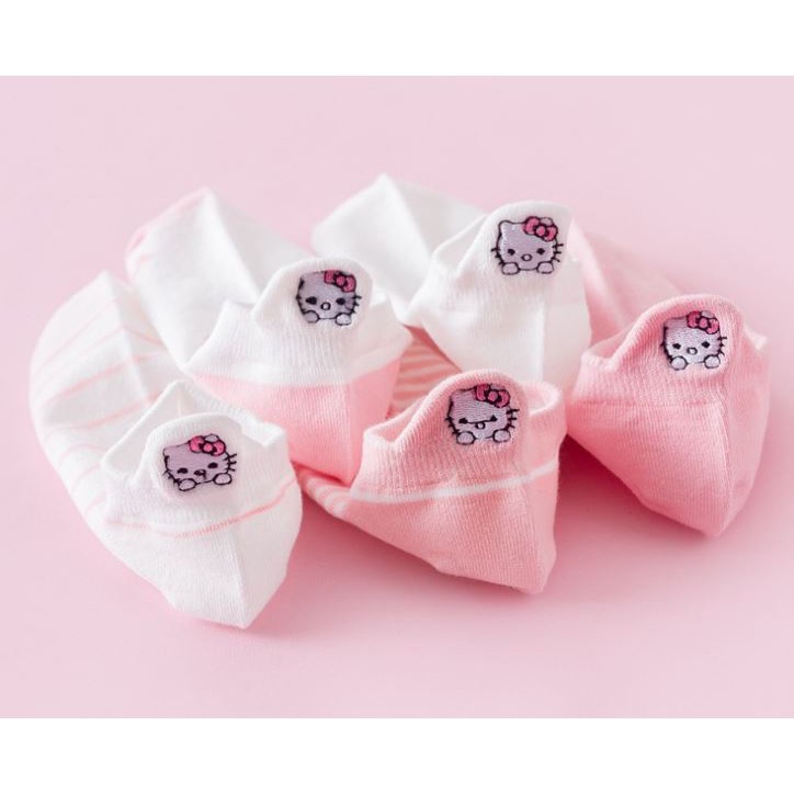 Ready Stock Invisible Hello Kitty Sock Cartoon Girl Cute Unisex Socks ...