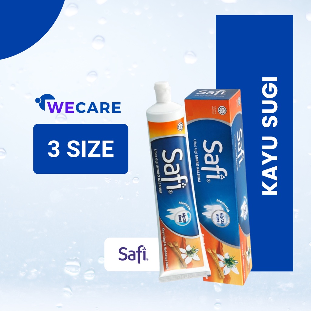 Safi Toothpaste / Ubat Gigi (75g / 175g / 250g) - (Kayu Sugi / Gamat ...