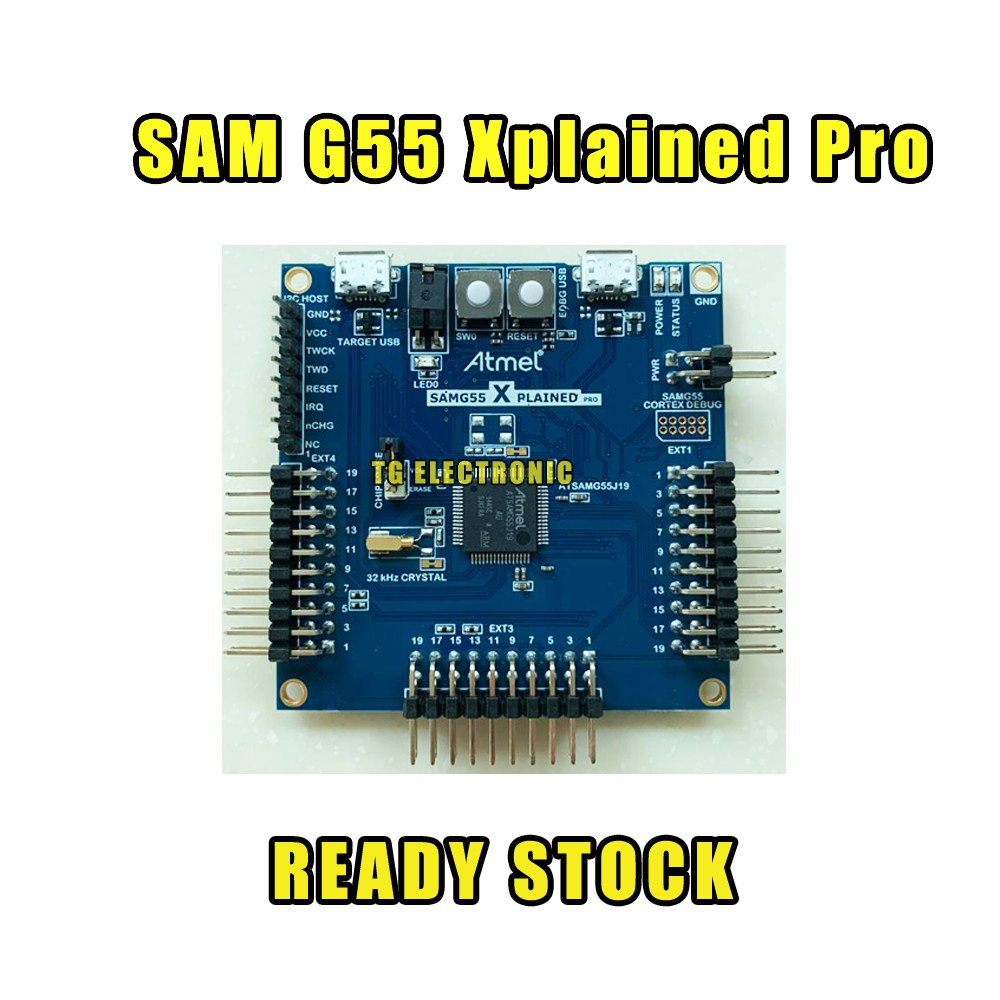 [Ready Stock] Atmel SAM G55 Xplained Pro Evaluation Kit ATSAMG55-XPRO ...