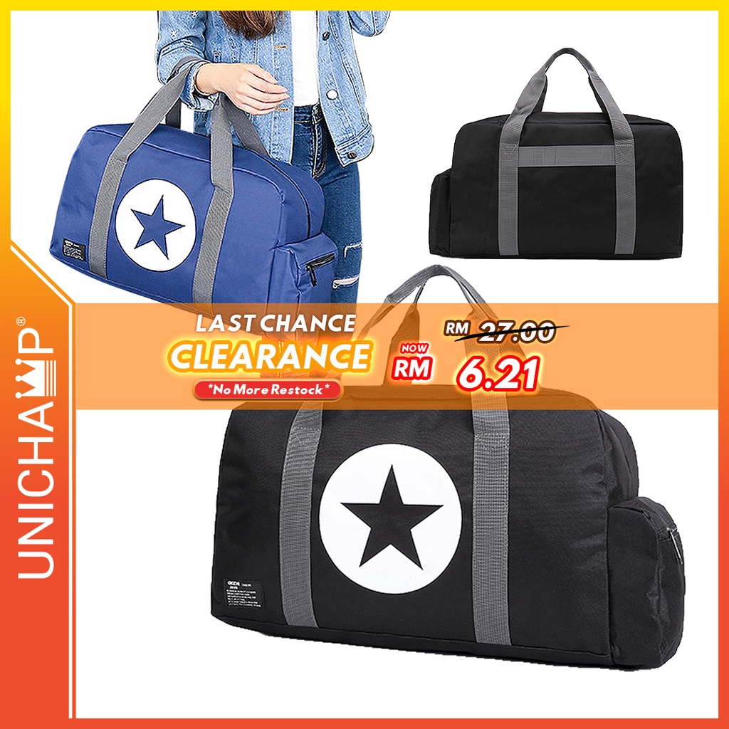 Duffel Bag Travel Bag Weekender Bag Travel Nylon Bag Beg Melancong Gym ...