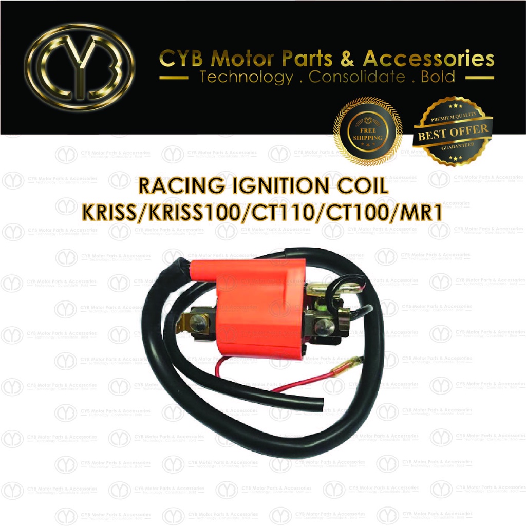 Racing Ignition Coil MODENAS KRISS110 KRISS100 CT110 CT100 MR1 Plug ...