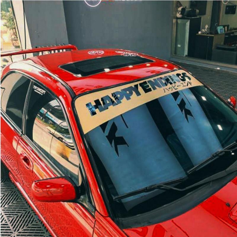 Front Car Windscreen Windshield Sticker Window Stickers Modified Decals ...