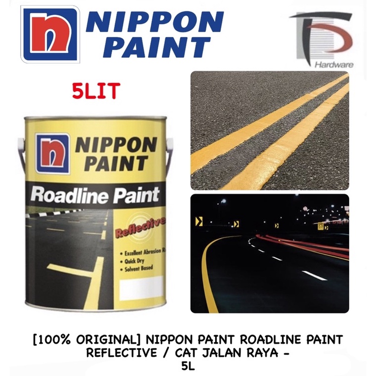 [100% ORIGINAL] NIPPON PAINT ROADLINE PAINT REFLECTIVE / CAT JALAN RAYA ...