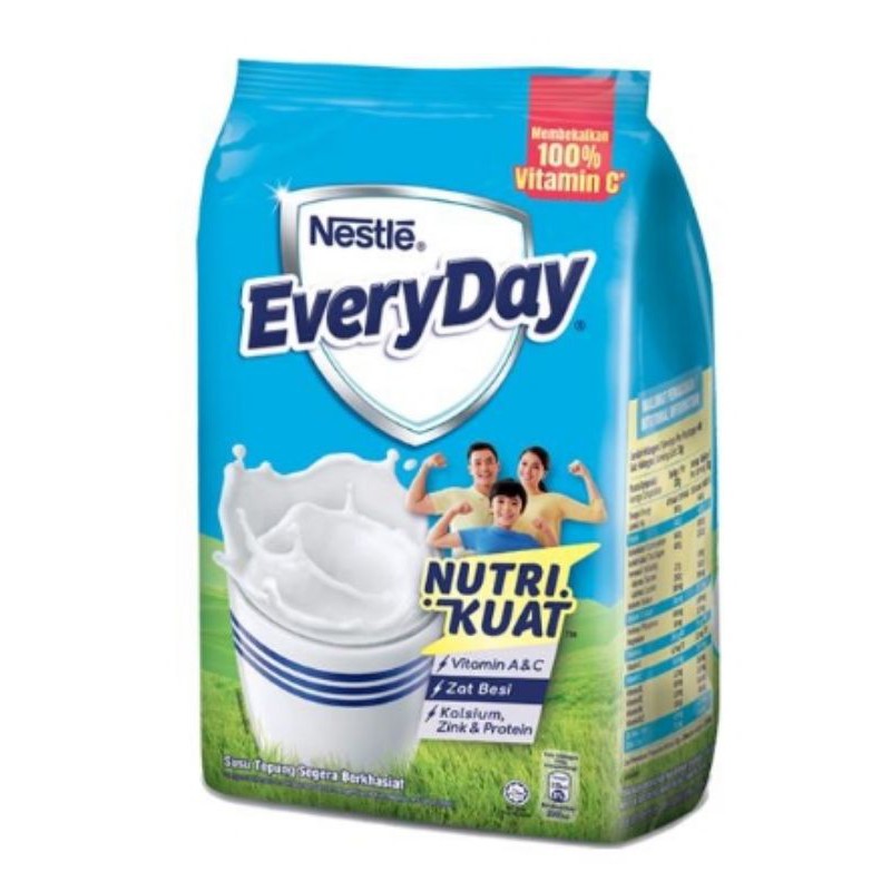 10% Cashback 😍 NESTLE Everyday 1.5kg Every Day Nutri Kuat Milk Powder ...