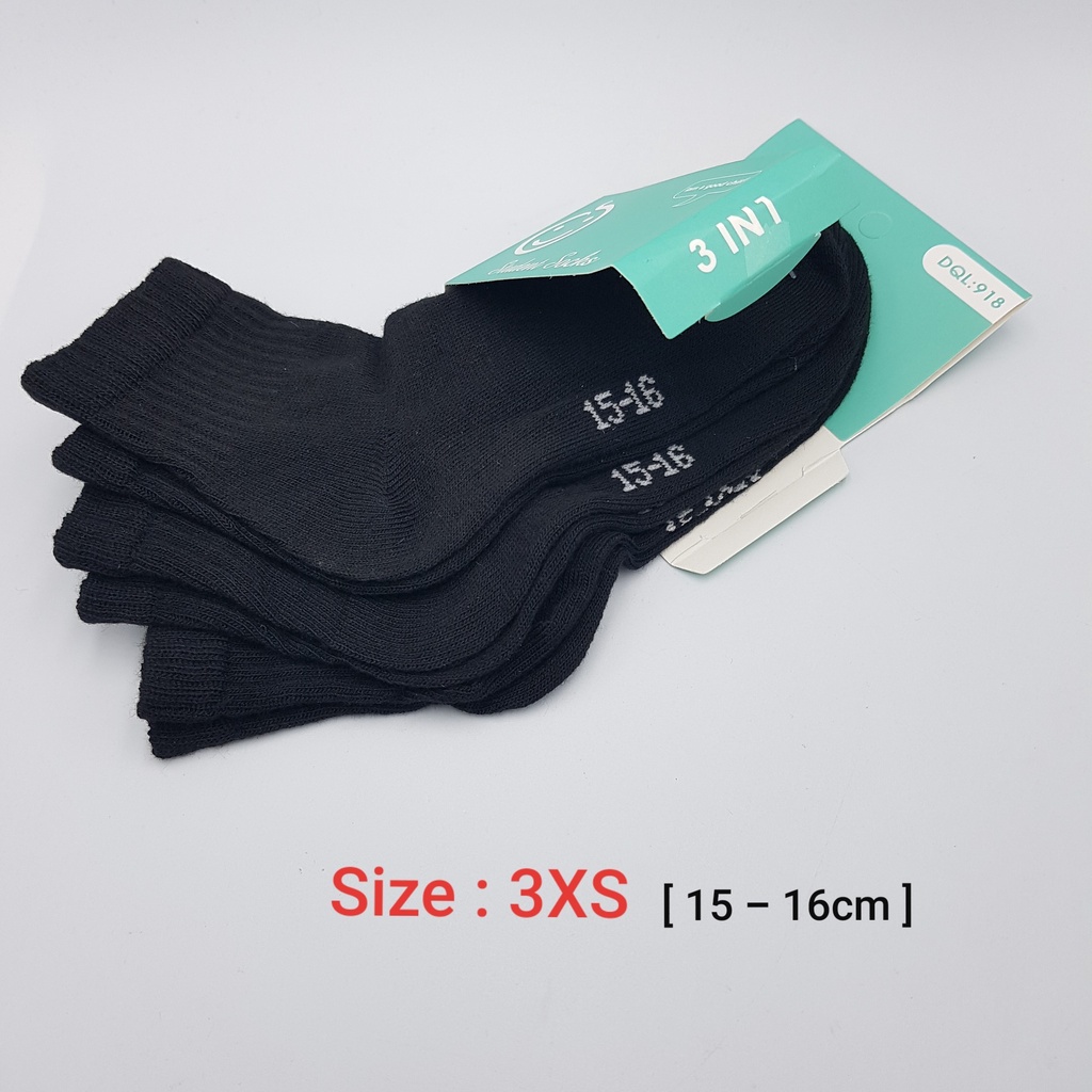 School Black Socks Sarung Kaki Sekolah School Sock Stocking Sekolah ...