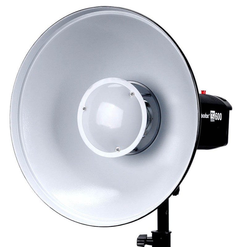 Godox Beauty Dish Reflector 42cm ( Silver White ) | Shopee Malaysia