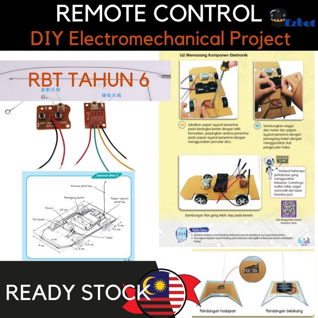 [READY STOCK] REMOTE CONTROL PROJECT ELECTROMECHANICAL YEAR 6 RBT ...