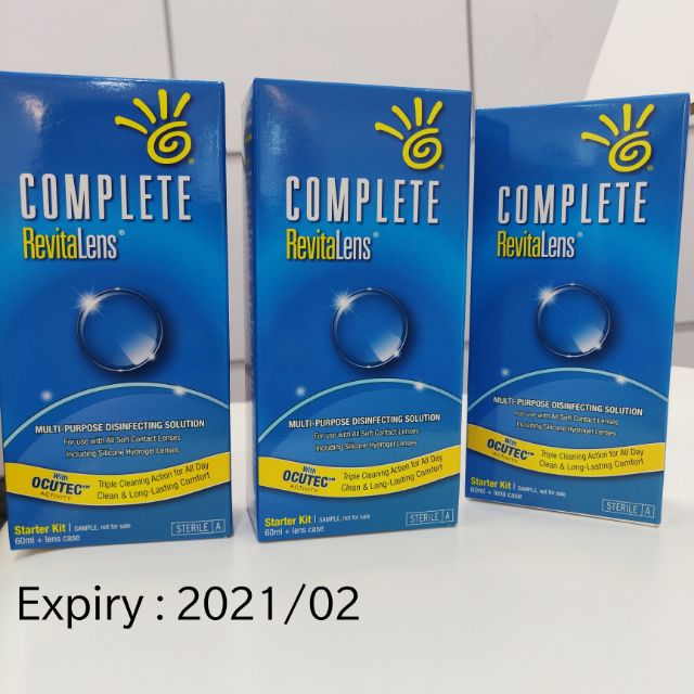 Complete Revitalens Revita Lens starter kit multipurpose contact lens ...