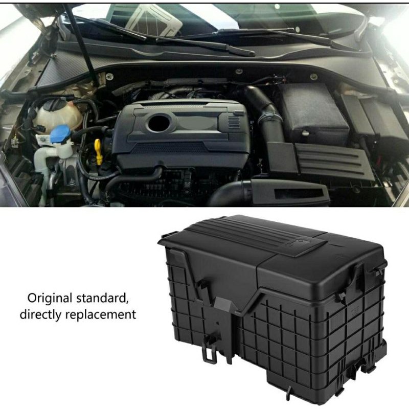 Car Battery Cover Dust Protection Box for VW Golf Passat Scirocco Jetta ...