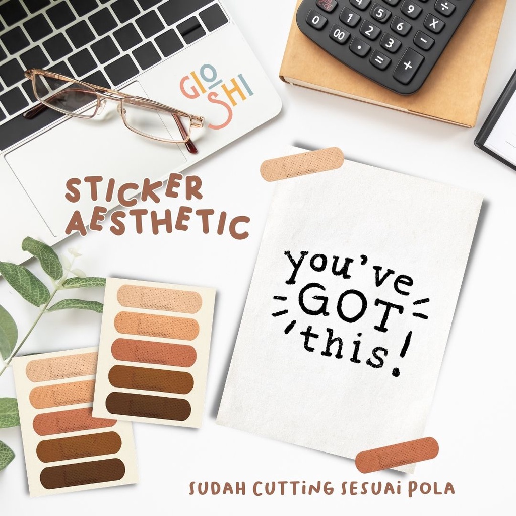 Sticker aesthetic tape Plaster nude by gioshi.store | Shopee Malaysia