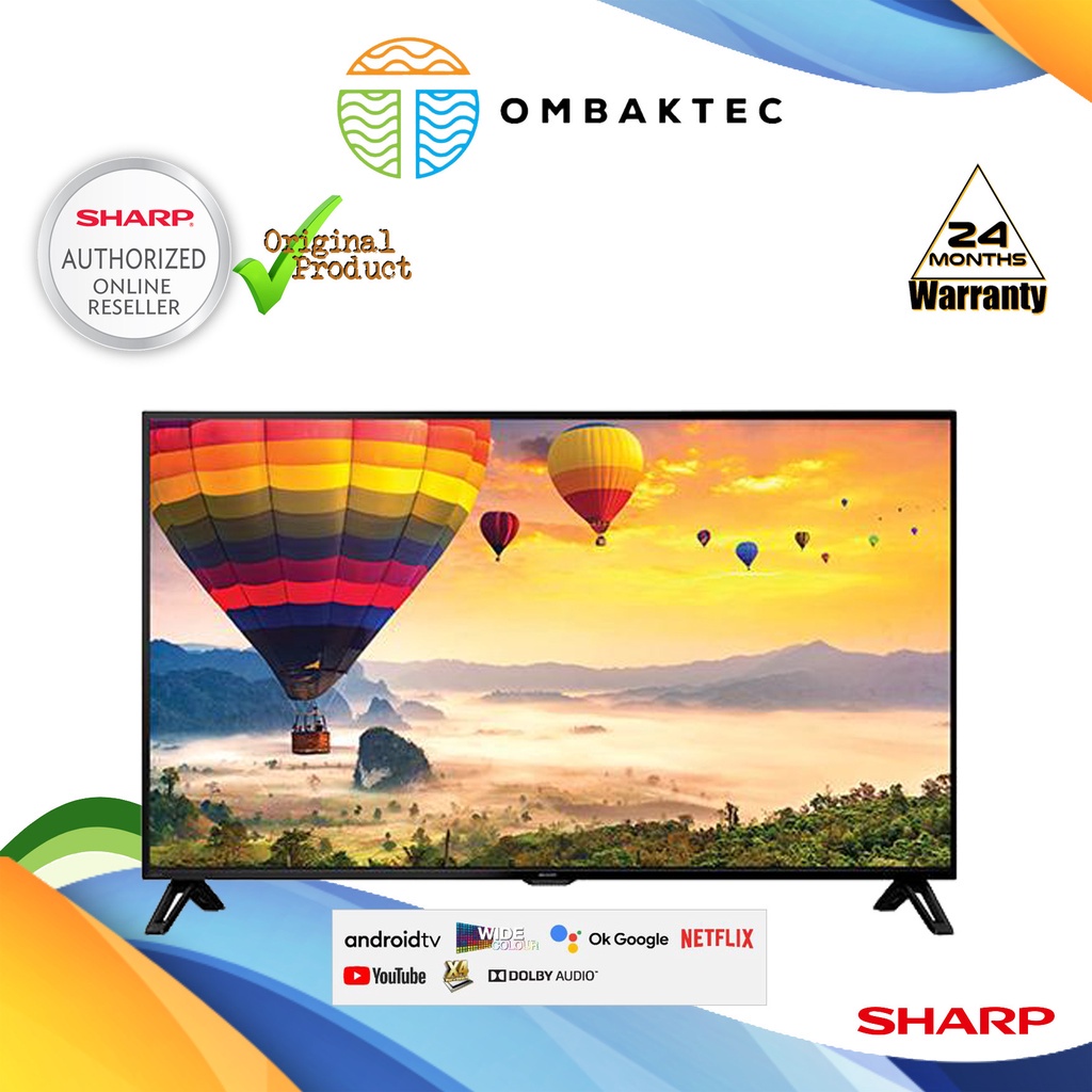 SHARP AQUOS 70Inch 4K UHD Android TV - 4TC70CK3X | Shopee Malaysia