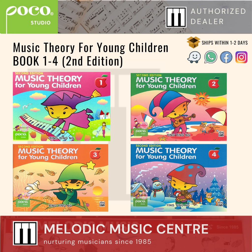 Poco Studio Music Theory for Young Children Book 1-4 (2nd Edition) by ...