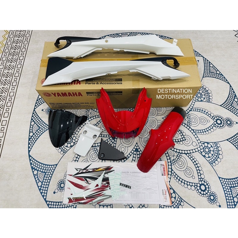 100% ORIGINAL HLY COVERSET RXZ CATALYZER MERAH PUTIH VRC1 WITH STICKER ...