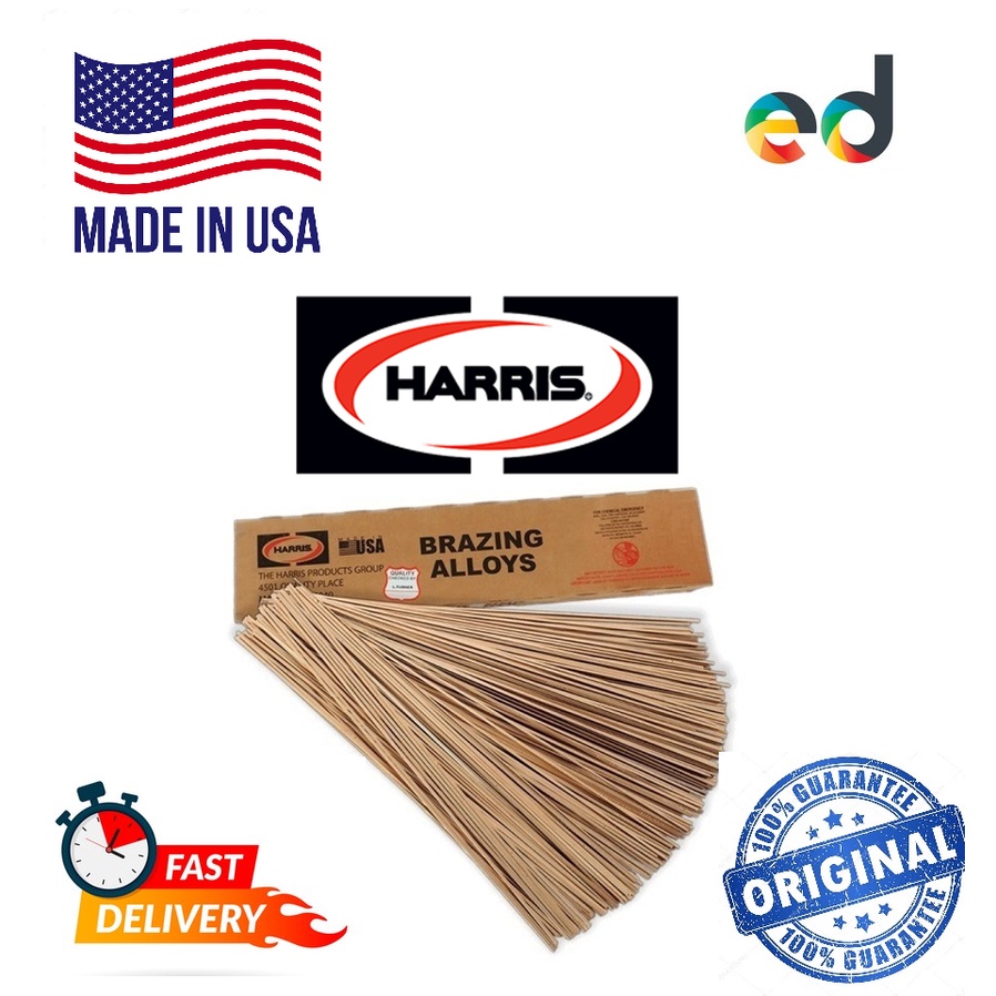 [ORIGINAL] HARRIS COPPER WELDING ROD - 0% , BRAZING ROD 0% | Shopee ...