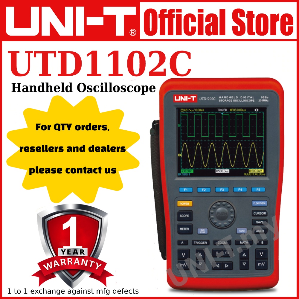 UNI-T UTD1102C Handheld Oscilloscope | Shopee Malaysia