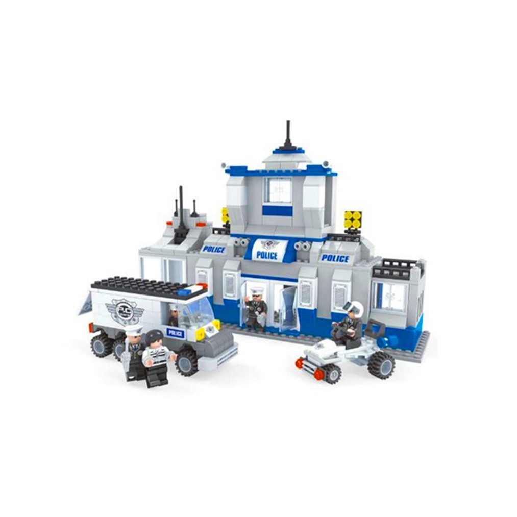 Police Station Set Building Blocks (Design A) | Shopee Malaysia