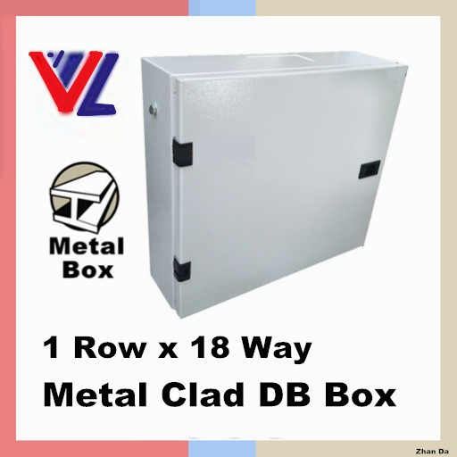 18 Way METAL CLAD Distribution Box 1 Row VL | Shopee Malaysia