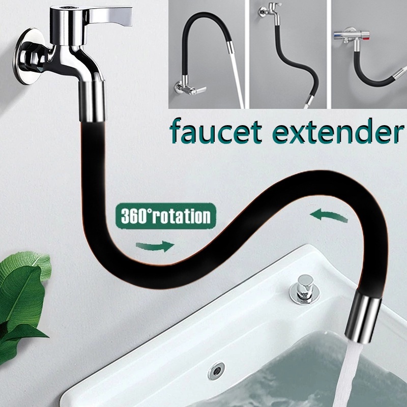 20/30/50 CM /360 Degree Adjustable Faucet Extender/Rotatable Free ...