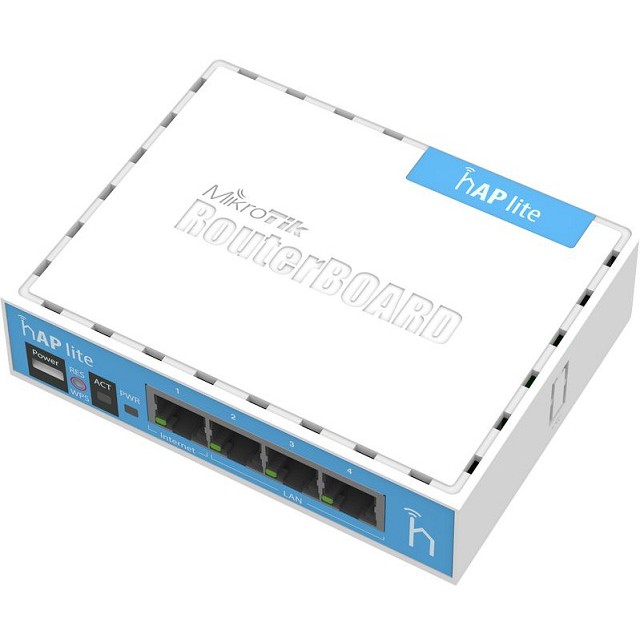 Mikrotik HAP Lite WiFi Router 4 Port RB941-2nD With Dual Chain 2.4Ghz ...