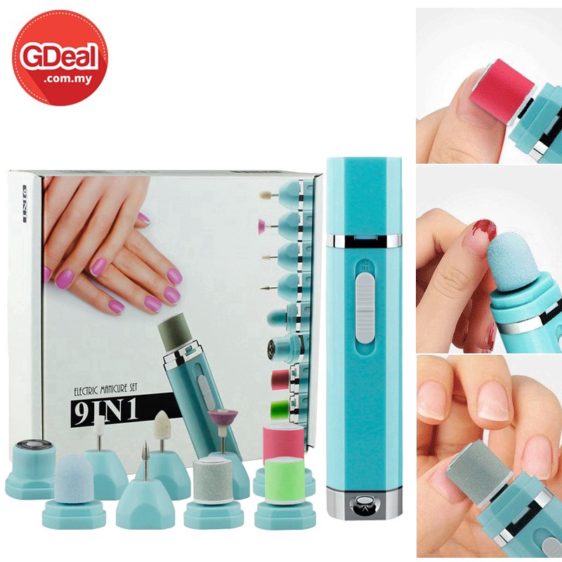 GDeal 9-In-1 Electric Nail Toenail Drill Grinding Machine Pedicure (BZ ...