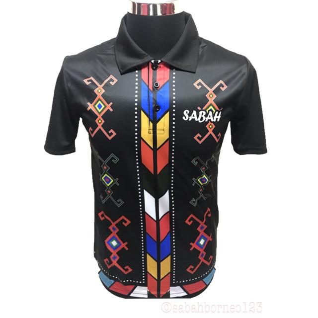 Jersey etnik tradisional sabah kadazan dusun murut etnik design viral ...