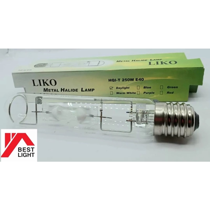 LIKO 250W E40 HQI-T METAL HALIDE TUBE | Shopee Malaysia