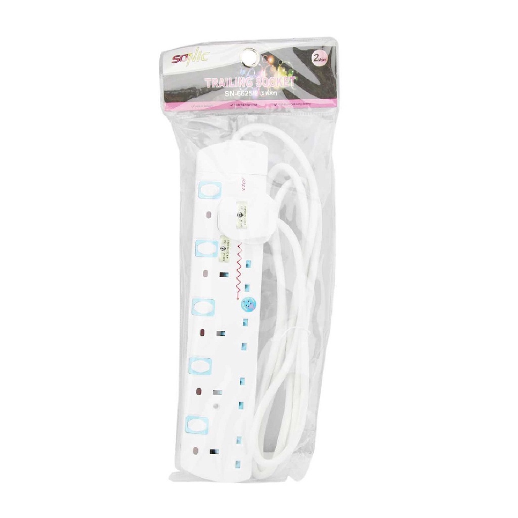 Sonic Trailing Socket With Neon 5G (2 Metre) | Shopee Malaysia