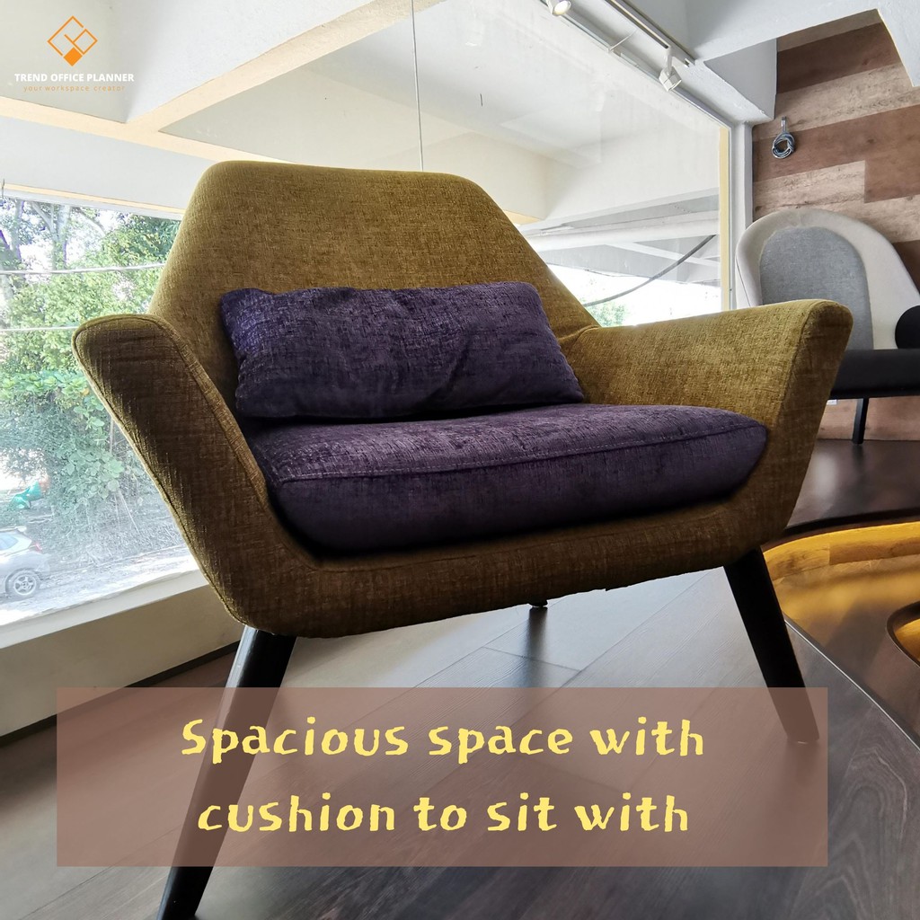 Lounge Chair Modern Design Single Seater Sofa | Kerusi Rehat Hotel ...