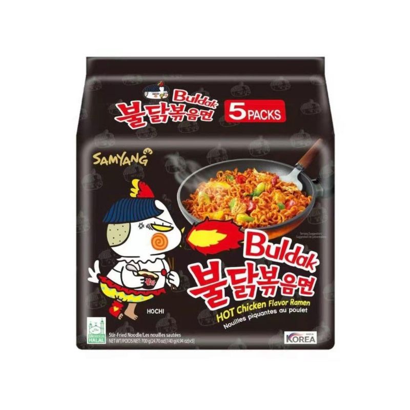 🇰🇷韩国Samyang火鸡拉面(140g x 5 packs) 🇰🇷Samyang Korea Spicy Noodles Hochi Hot ...