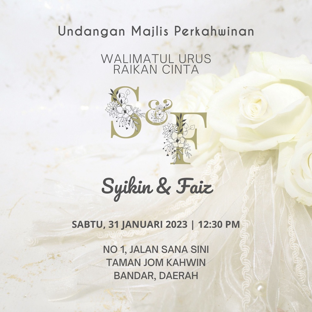 Kad Video Jemputan Digital Raya Birthday Online dengan RSVP Digital ...