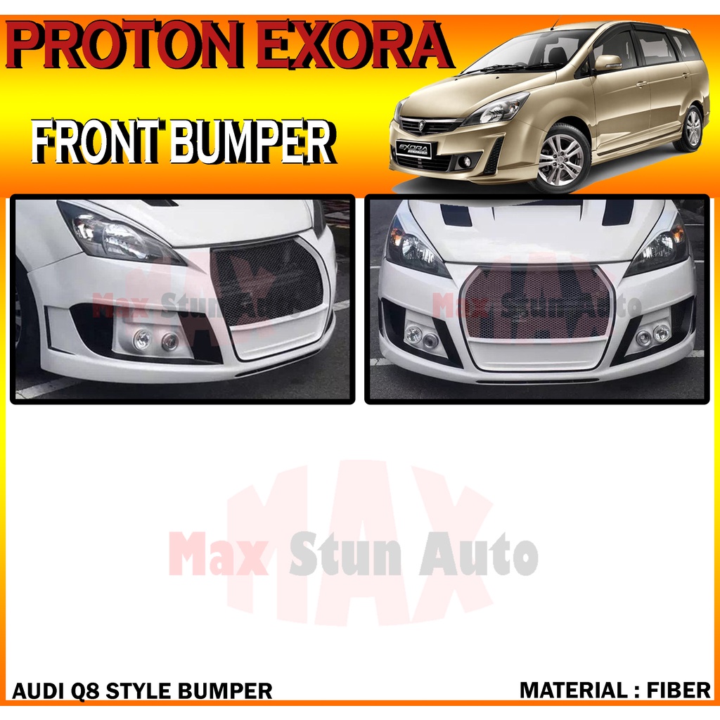 PROTON EXORA 2009-2020 FRONT BUMPER (FIBER) BUMPER DEPAN FOR EXORA ...