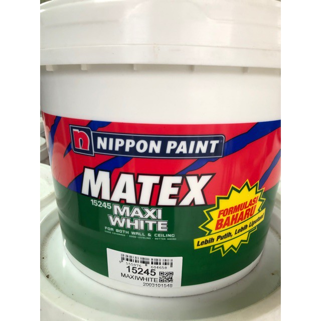 7L NIPPON MATEX MAXI WHITE 15245 / EMULSION PAINT (1 ORDER 1 CAN ...