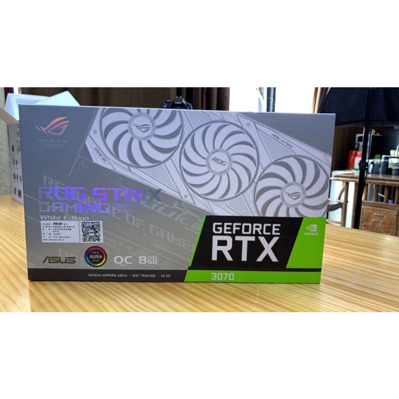 ASUS ROG STRIX GeForce RTX 3070 White edition | Shopee Malaysia