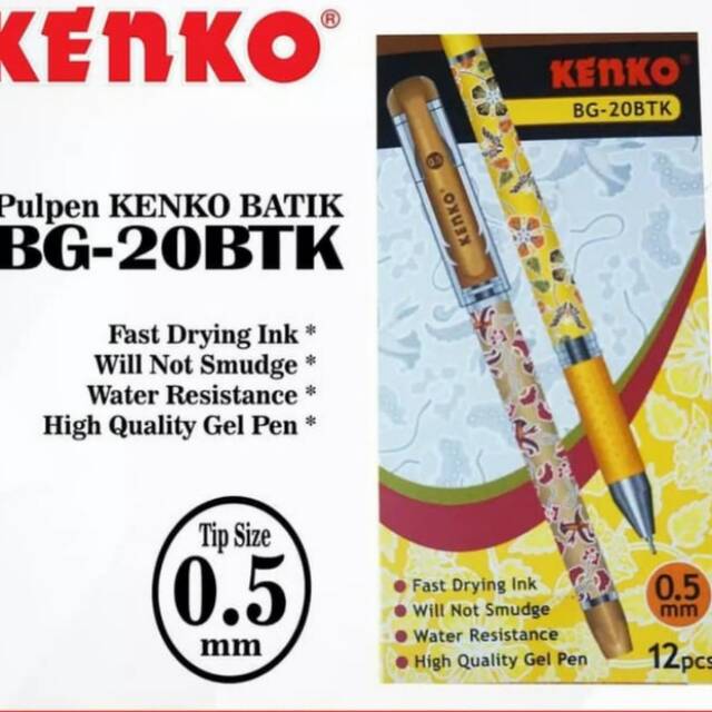 Kenko Gel Pen BG-20BTK | Shopee Malaysia