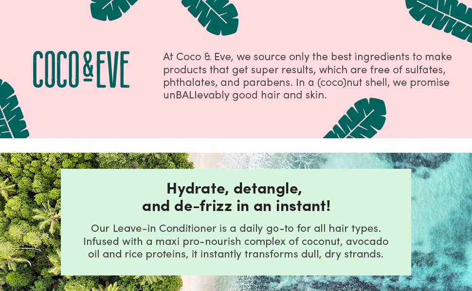 Coco & Eve Like a Virgin Leave in Conditioner | Shopee Malaysia