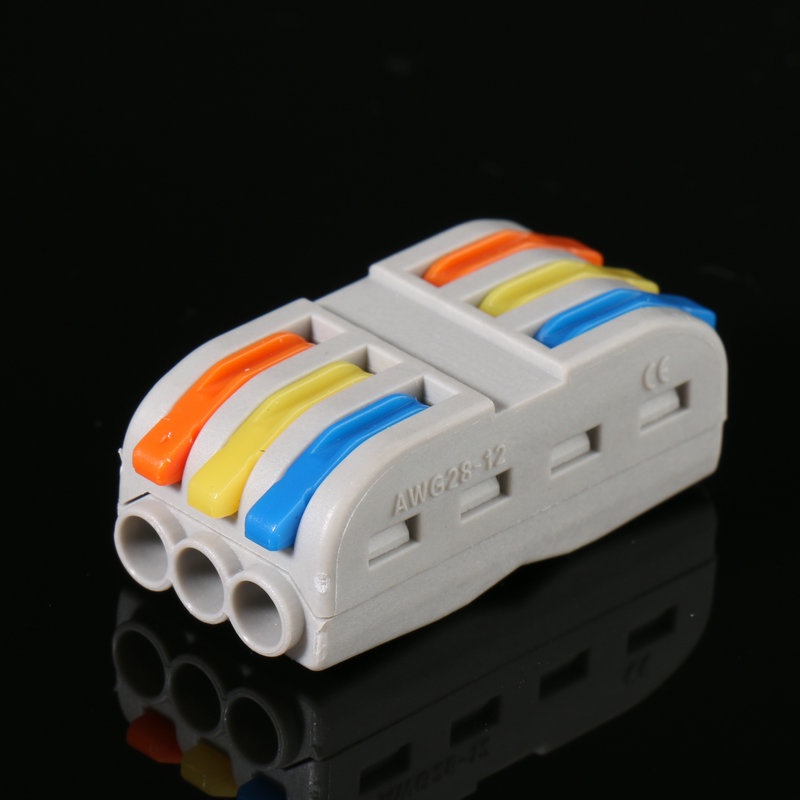 Wire Connector Electric PCT-222 Terminal Block Fast Quick Reusable ...