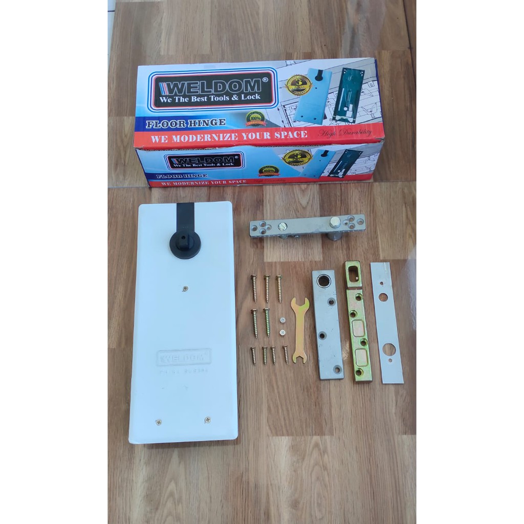 FLOOR HINGE 84 WELDOM / GARDEN HINGE 84 WELDOM COMPLETE 1 SET | Shopee ...
