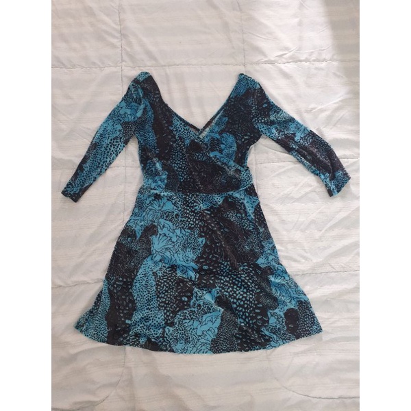 Monki Blue Dress ( New ) | Shopee Malaysia