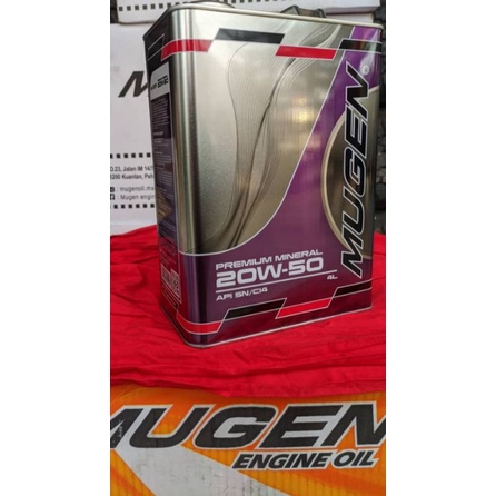Mugen Engine Oil SN/C14 Eco 20W50 | Shopee Malaysia