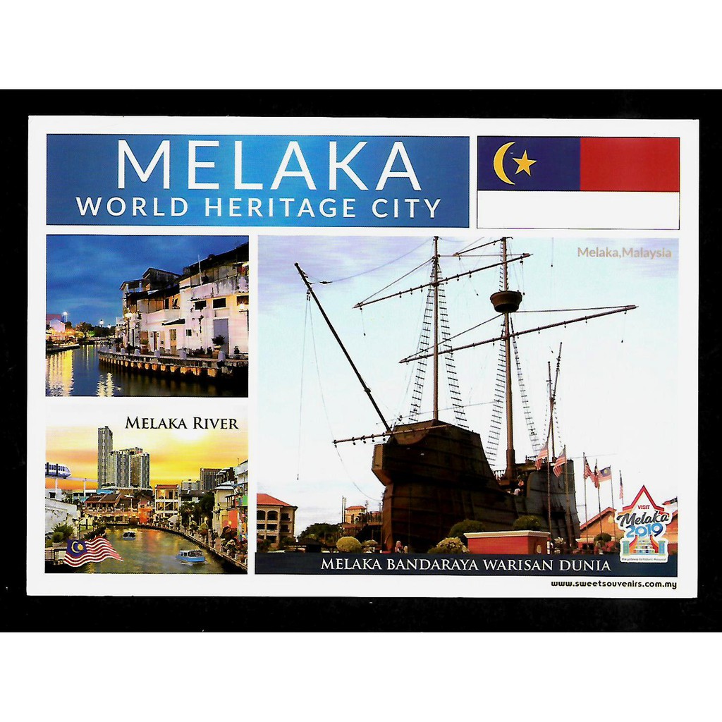 Malaysia Postcard - Malacca UNESCO World Heritage Site | Shopee Malaysia