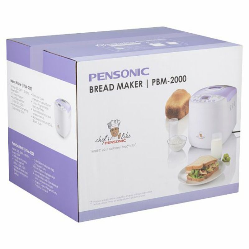 Pensonic Bread Maker PBM-2000 | Shopee Malaysia