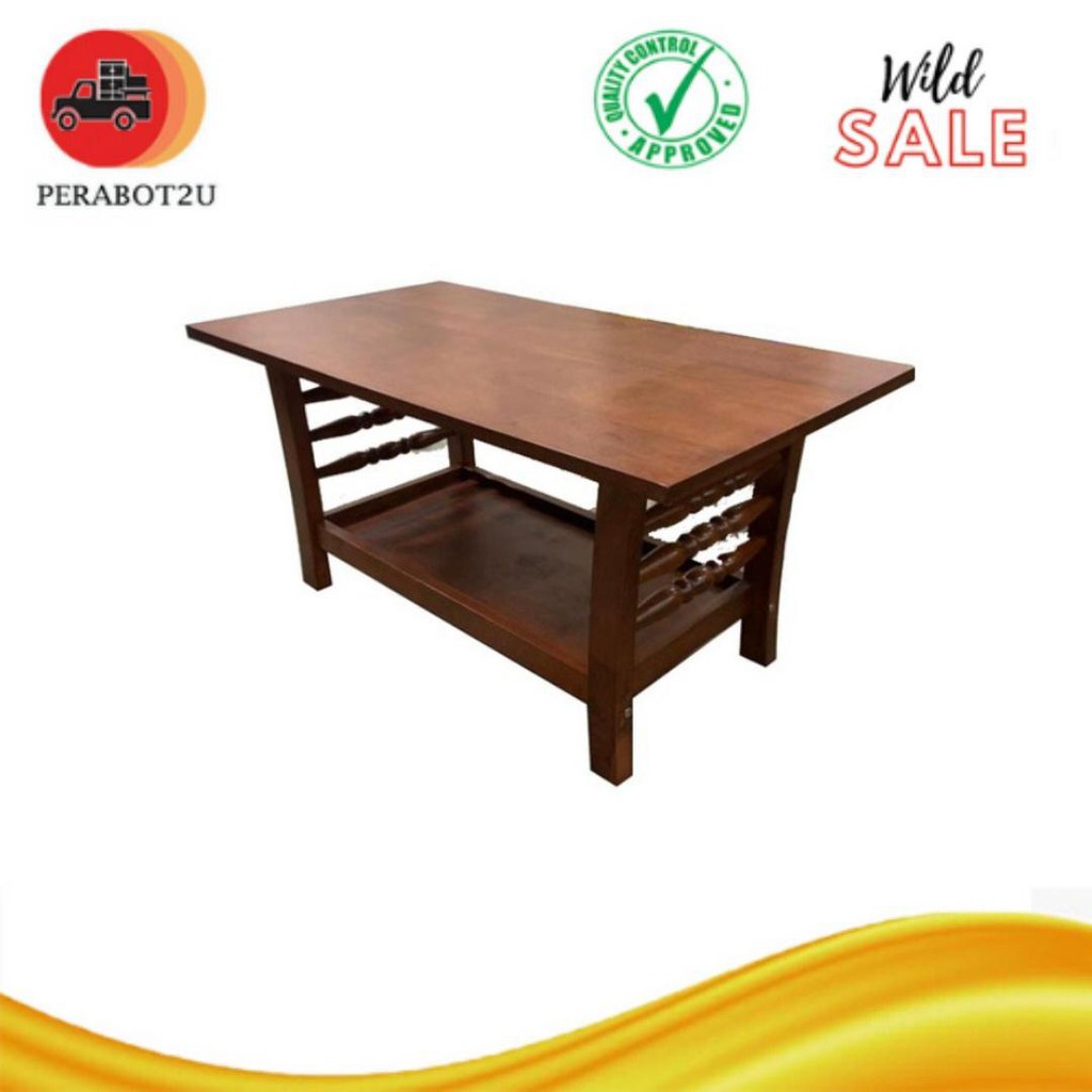 P2U JO Meja Kopi/Meja/Coffee Table/ Meja Ruang Tamu/Meja Kayu/Living ...