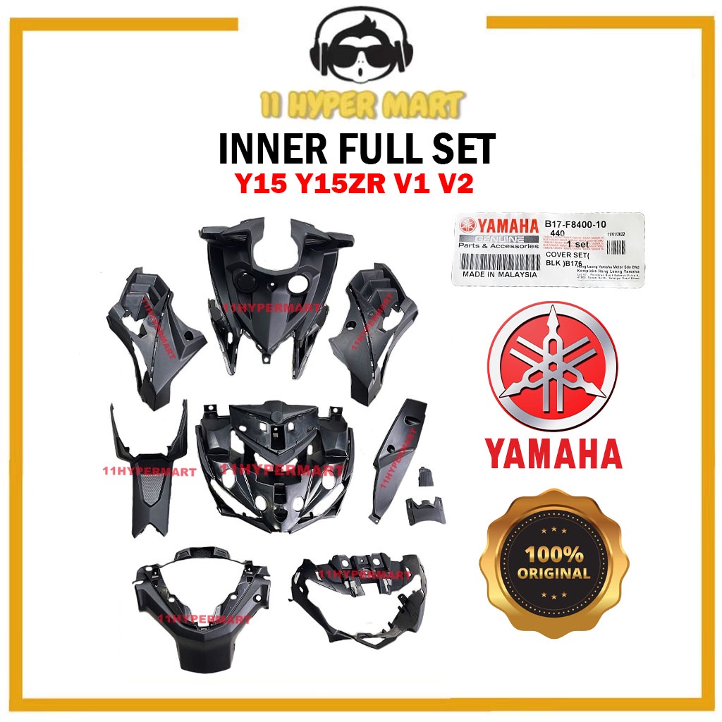 Yamaha Y15 Y15ZR V1 V2 Inner Full Set 10pcs Original HLY dan OEM | Shopee Malaysia